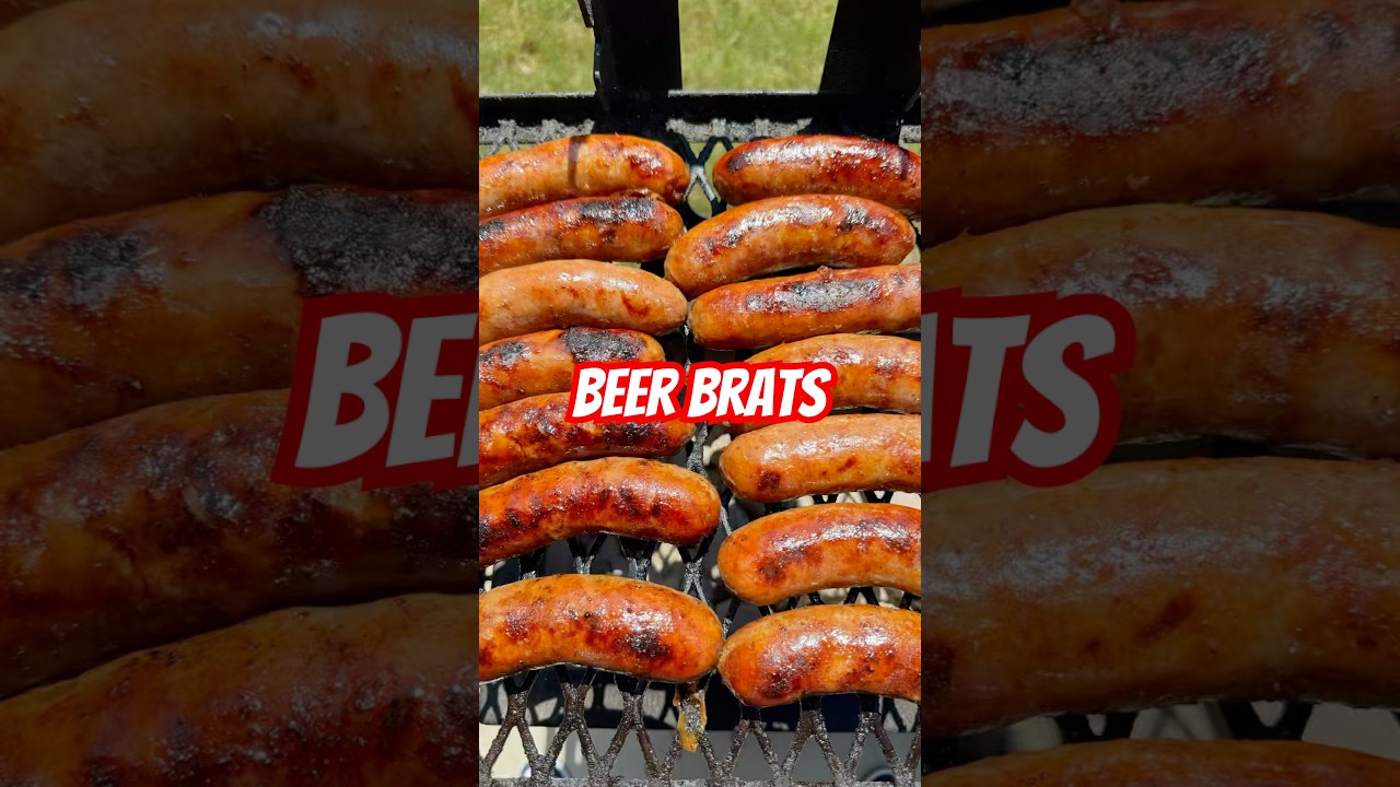 Cook juicy beer brats perfectly for football tailgating
