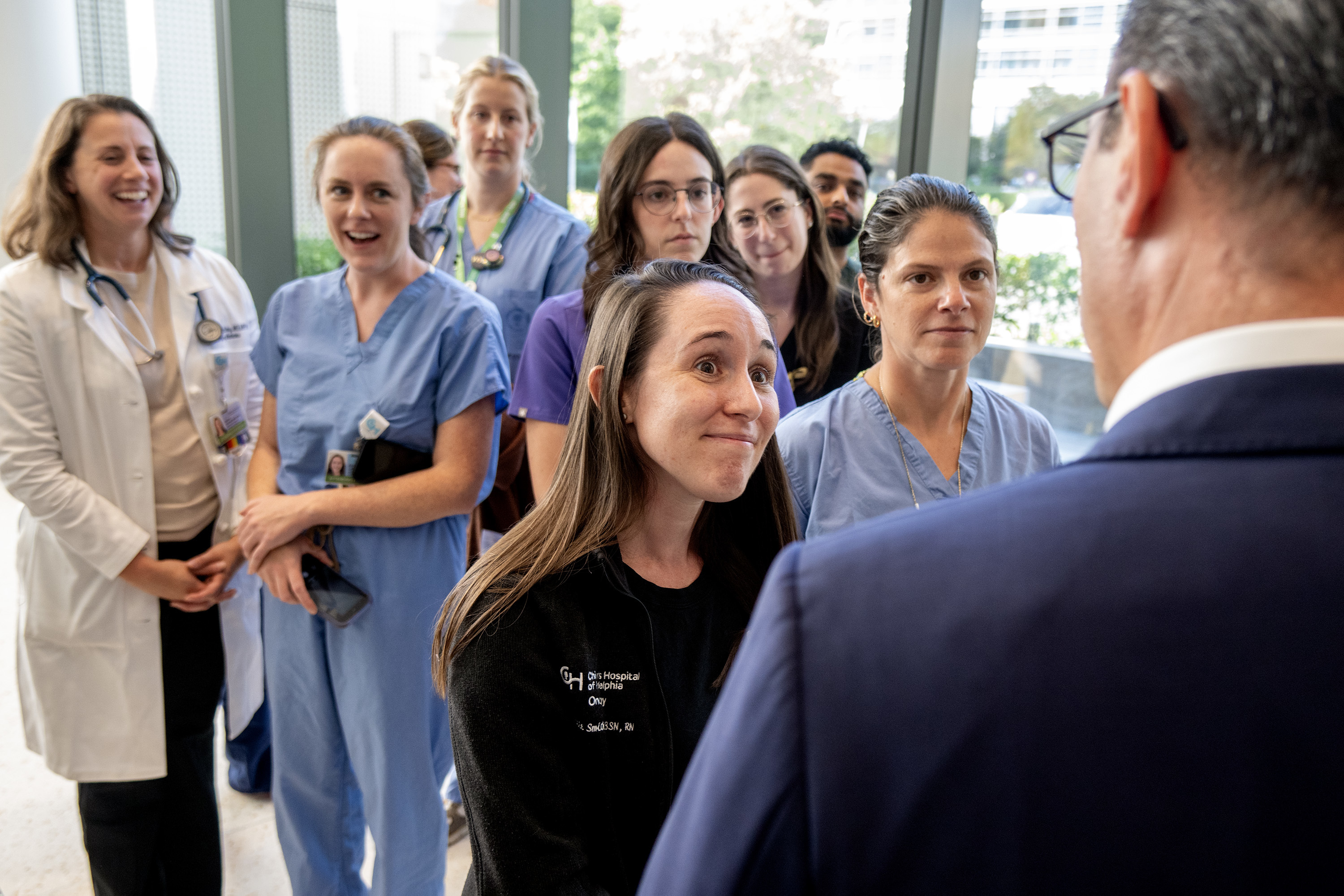 Shapiro visits CHOP to sign an executive order protecting access to ...