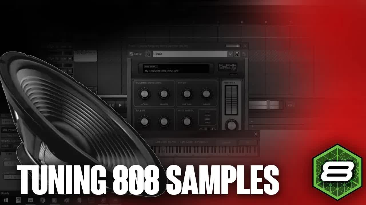 How to Tune 808 samples: Alpha Sampler Tutorial | Mixcraft 8