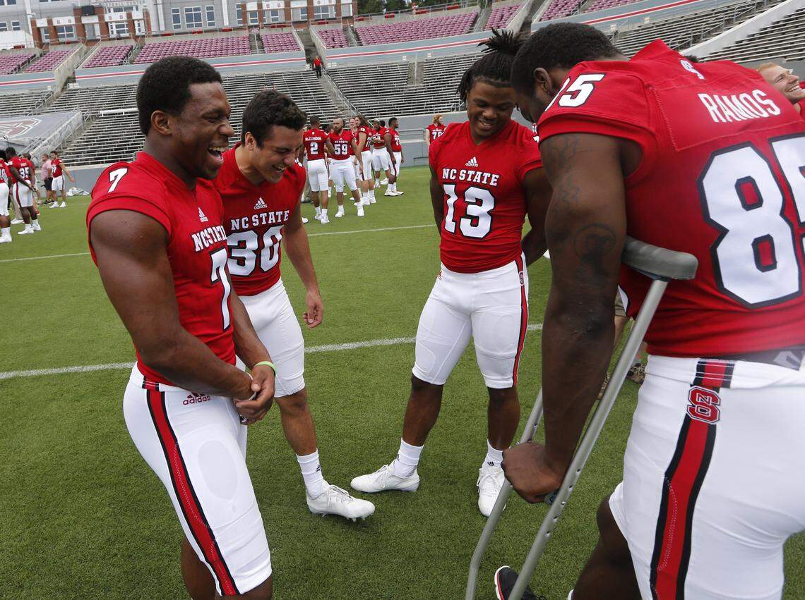 NC State football's tight ends are having a big impact. Thanks go to ...