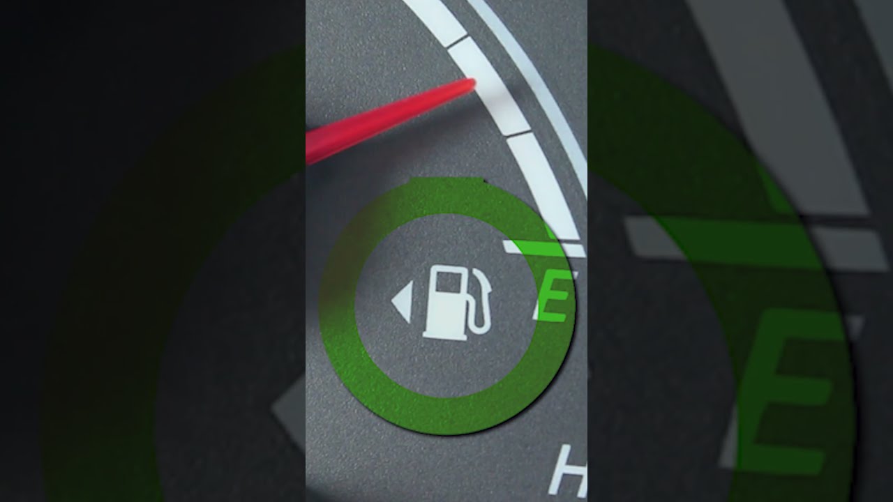 Gas gauge arrow reveals which side of car your fuel is on