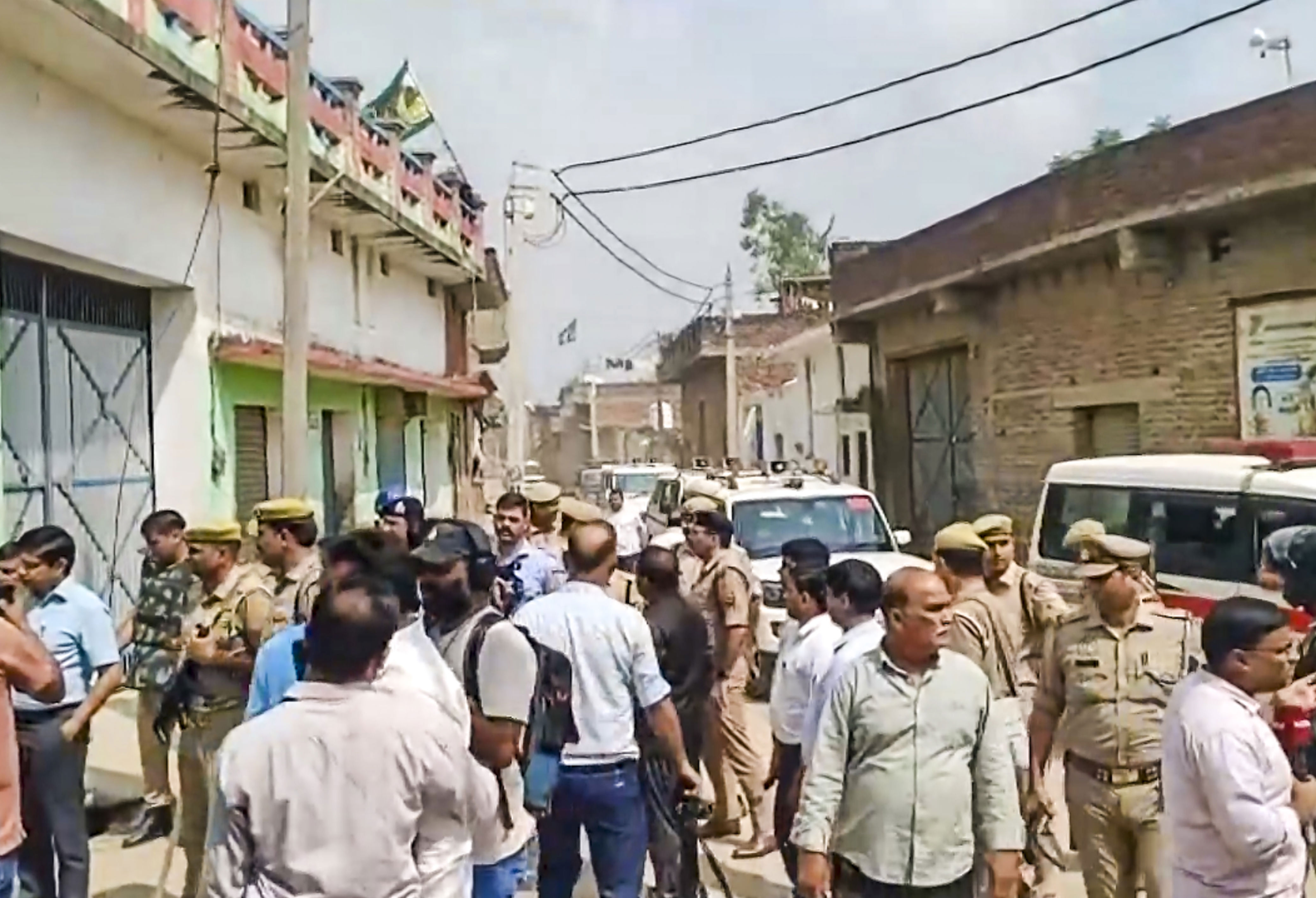 Illegal marriage hall on pond land demolished in Sambhal; committee ...