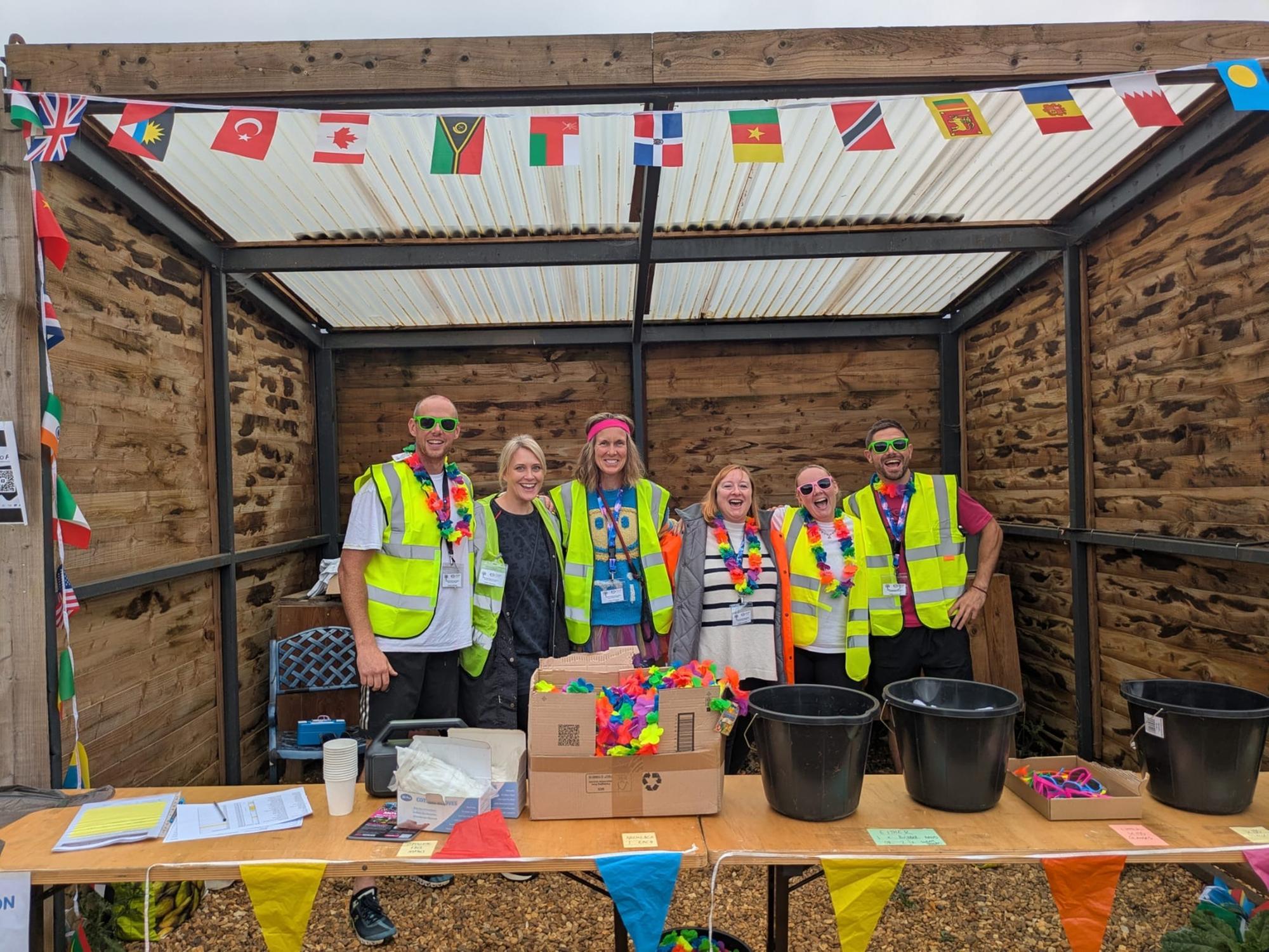In pictures: More than 60 children and parents complete colour run to ...