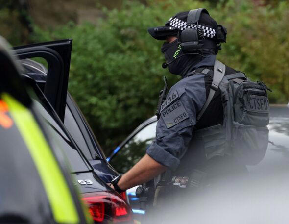 Manchester synagogue attack first pictures show armed terror police at ...