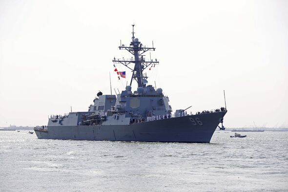 US warship opens fire in show of strength in Russia's backyard
