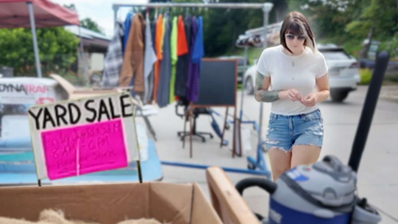 First Yard Sale in 14 Years?! Do I Still Have the Magic? | Crazy Lamp ...
