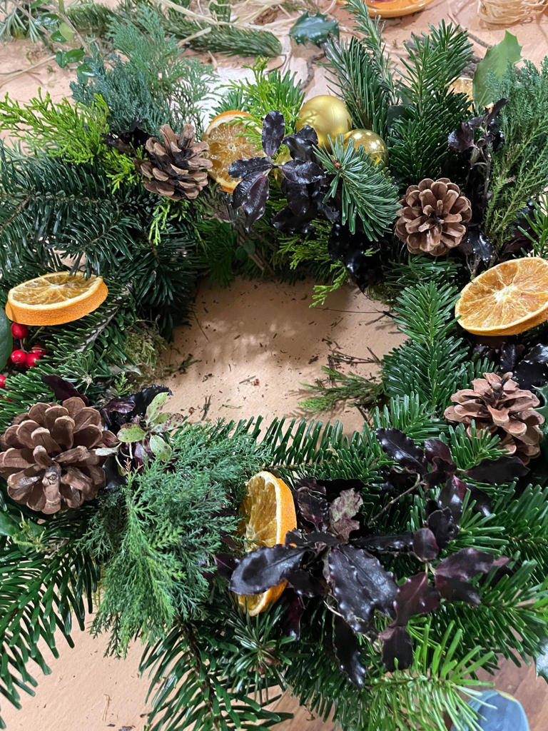 Sussex Emmaus hosts sustainable Christmas wreath workshops