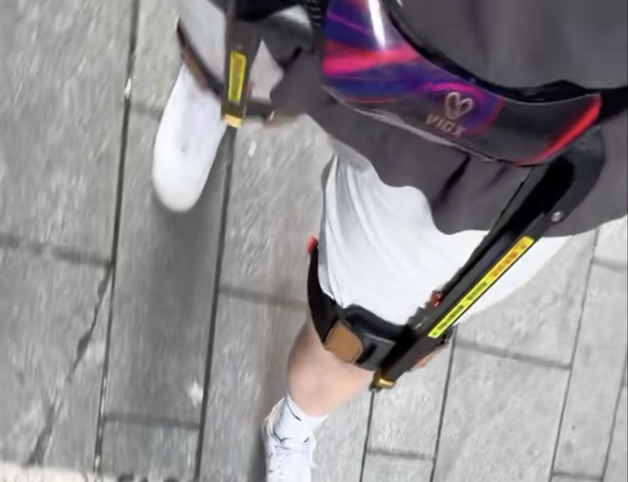 Watch a tourist totally flip out when trying these amazing ‘robotic legs’