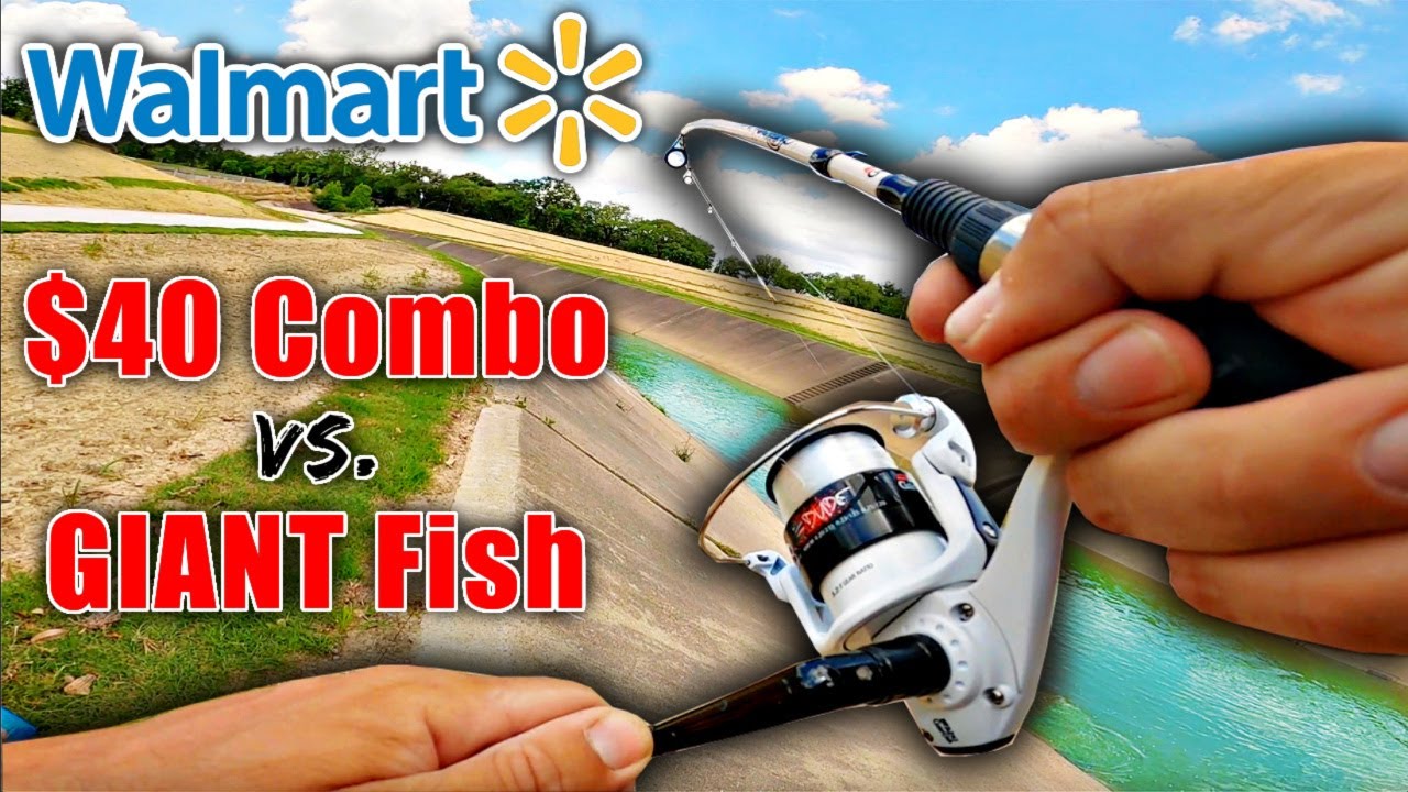 Attempting the $50 budget Walmart bank fishing challenge