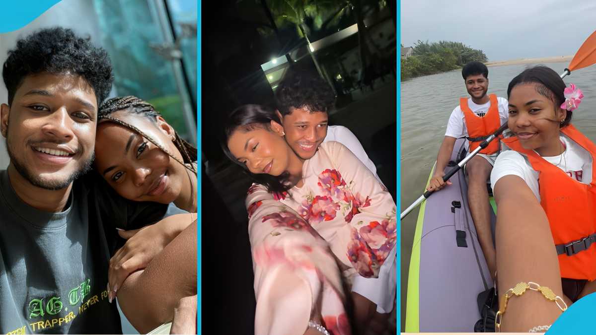 Rahim Banda and his girlfriend Janiece Emefa celebrate their ninth ...