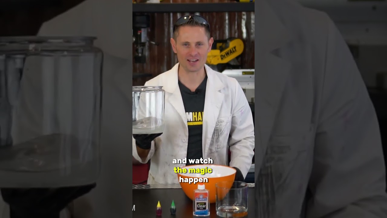 Instantly making Ninja Turtle green slime for science fun