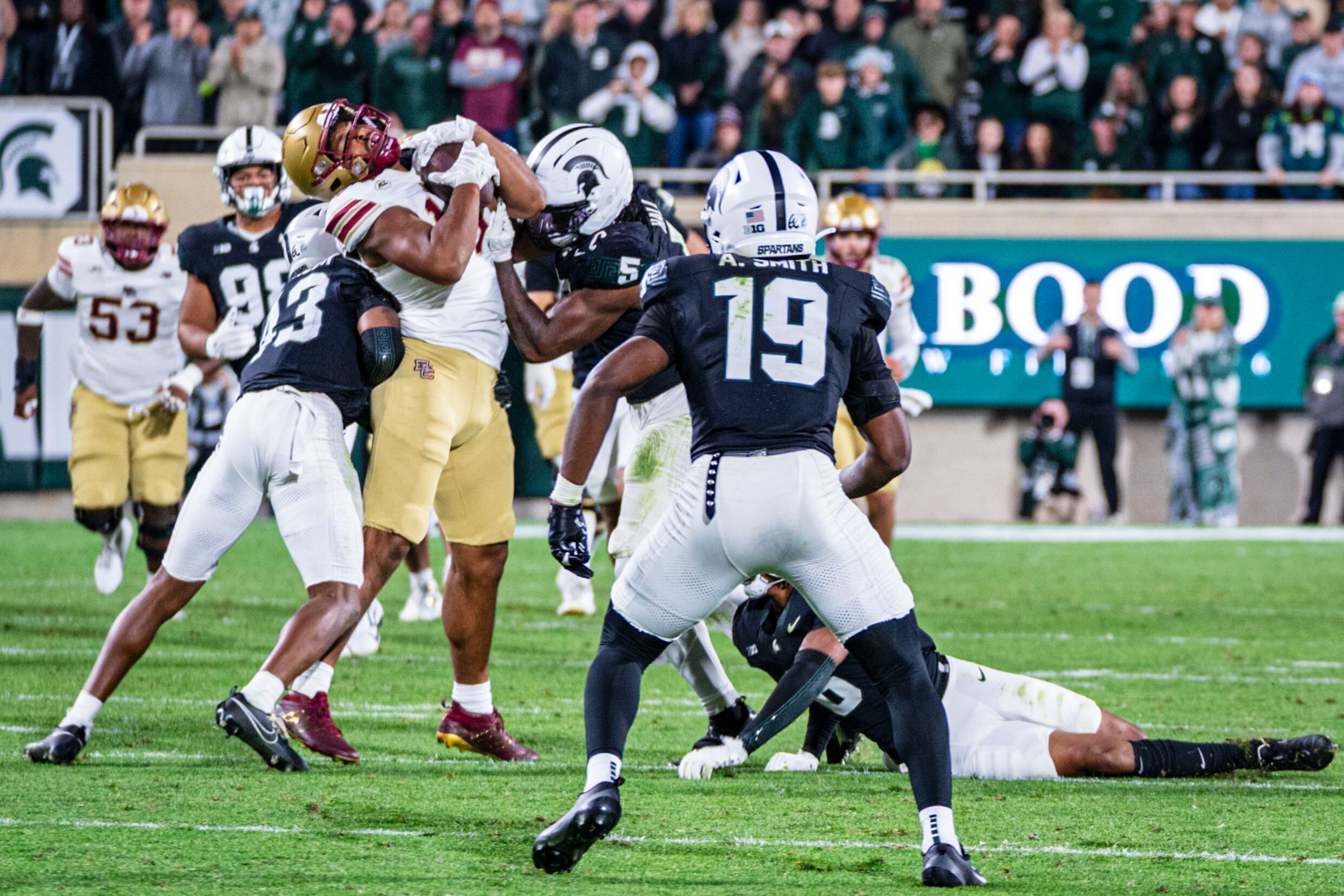 Michigan State safety details how to deliver a vicious, clean hit and ...
