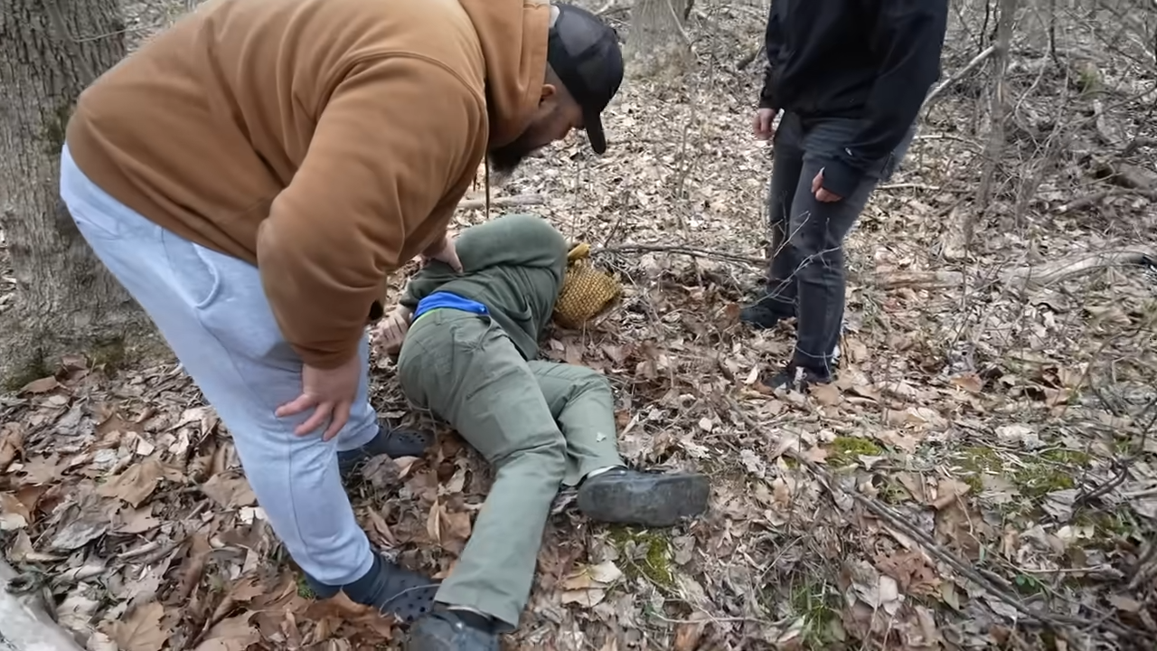 WE CAUGHT THE STRANGER LIVING IN OUR BACKYARD!