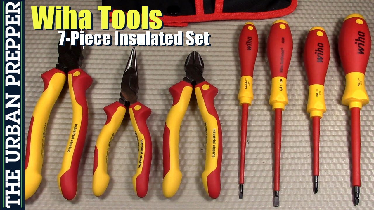 Testing Wiha 7-piece insulated industrial tool set