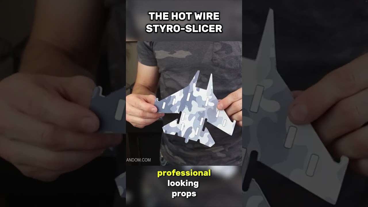 Building a hot wire tool to slice styrofoam cleanly