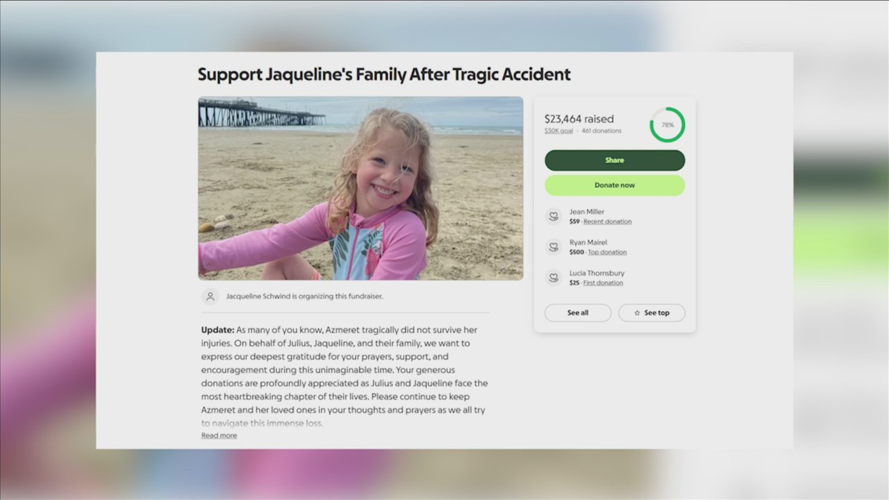 Coroner ID's 6-year-old girl killed in suspected DUI crash