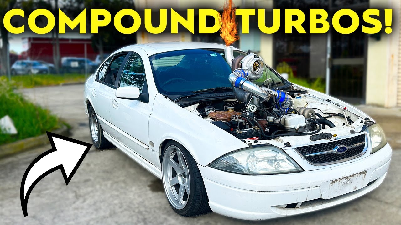 Twin Turbo Install on a $600 AU Falcon Crazy Build
