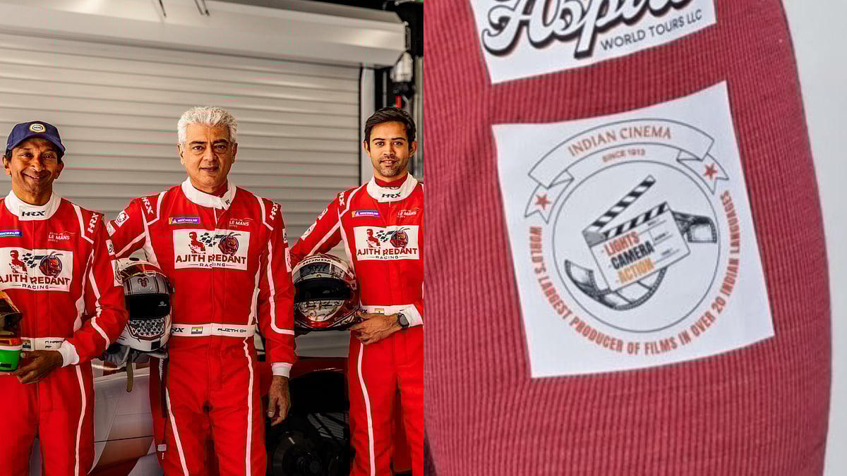 Ajith Kumar Racing adds an Indian Cinema logo to racing uniform