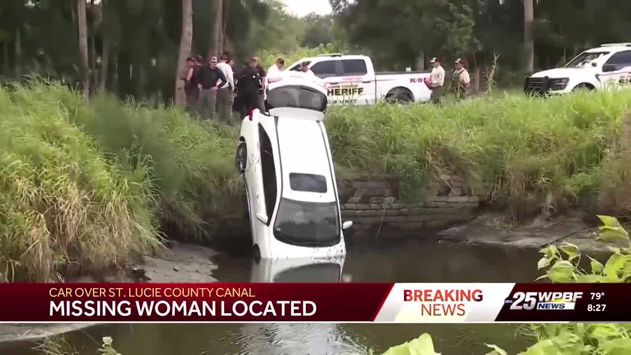 Missing woman found safe lying in ditch in Fort Pierce