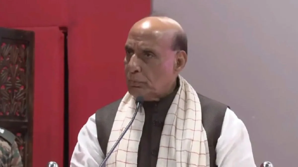 Defence Minister Rajnath Singh attends Prabuddh Jan Samvad programme
