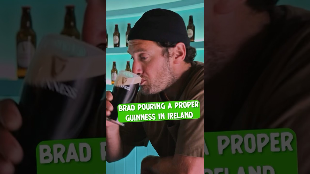 Learn how to pour a proper Guinness in Ireland