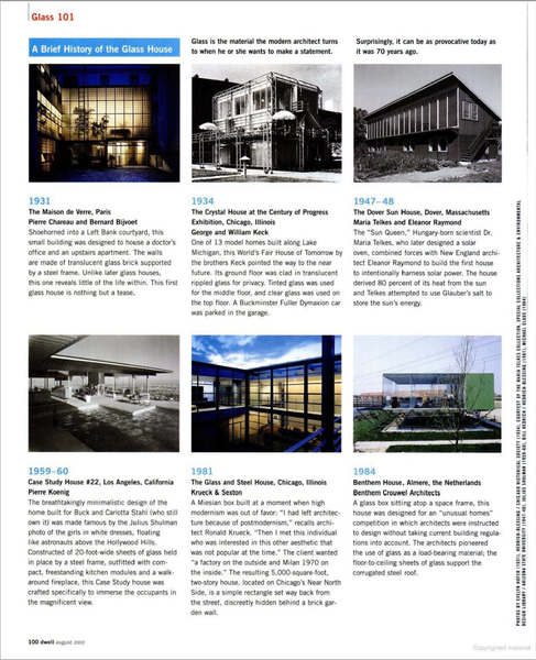 From the Archive: A Brief History of the Glass House