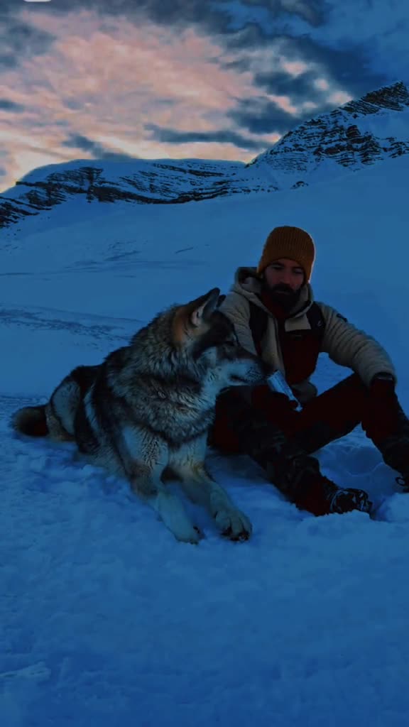 Finding Connection in the Wild With a Loyal Wolf Companion