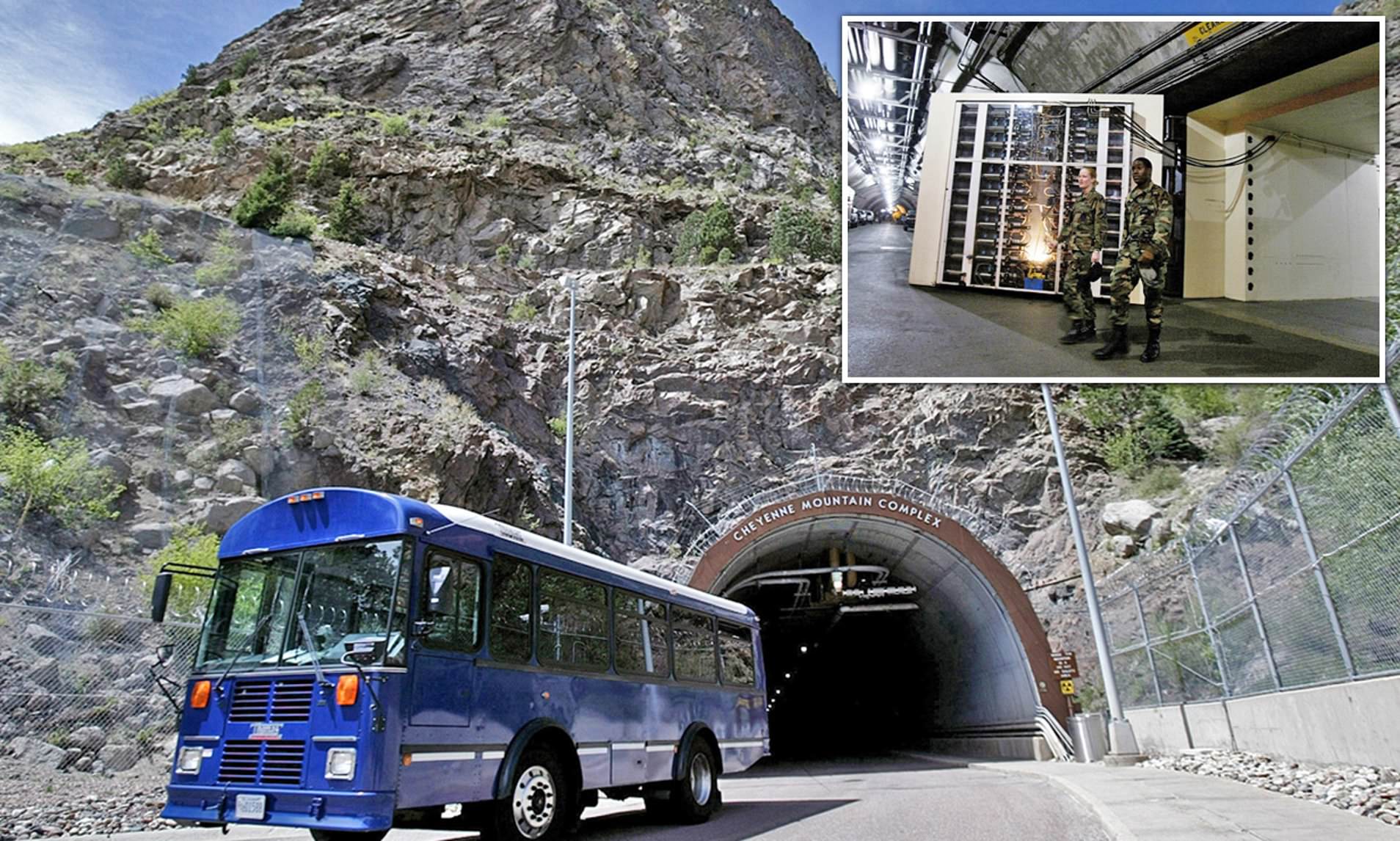 Tantalizing glimpse inside the top secret bunker built in a mountain to ...