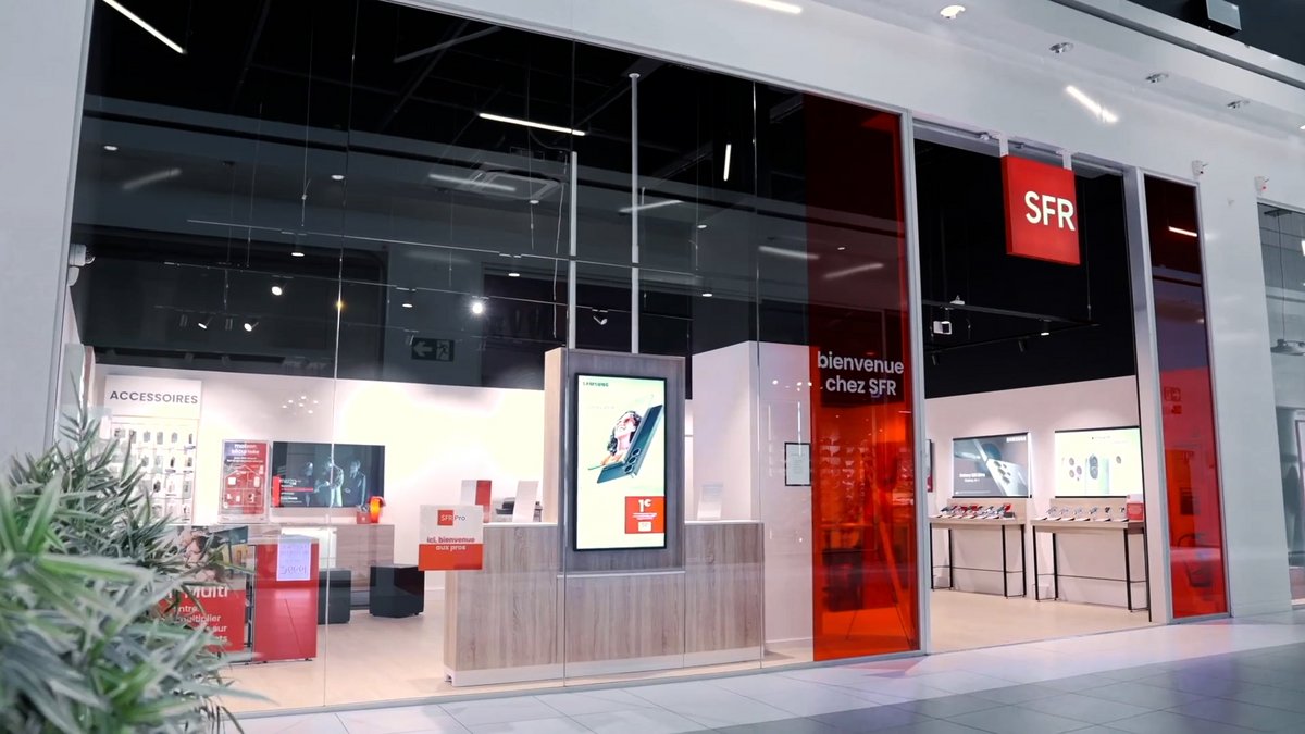 La première boutique SFR nouvelle génération vient d'ouvrir en France