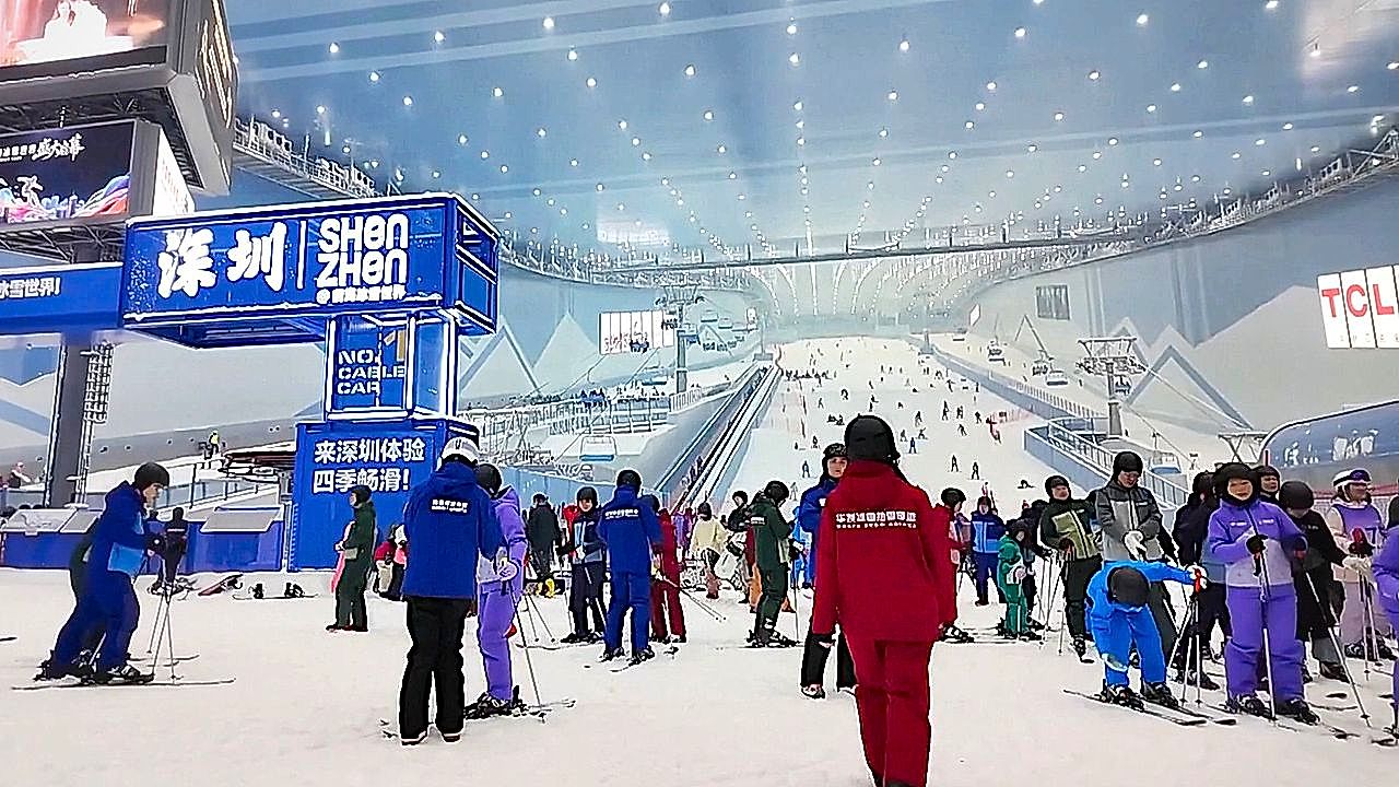 World's largest indoor ski resort opens in Shenzhen, China