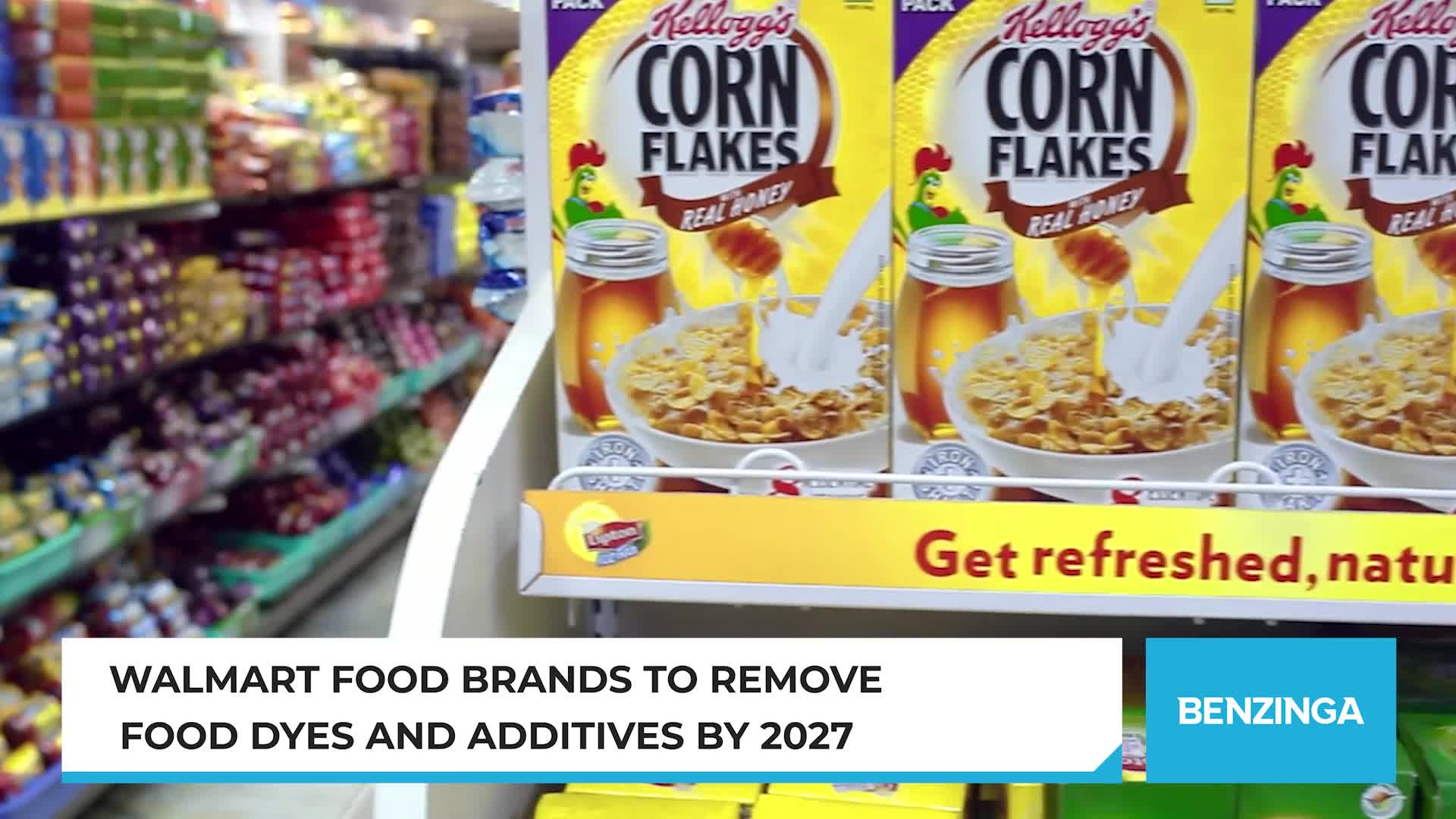 Walmart Food Brands To Remove Food Dyes And Additives By 2027