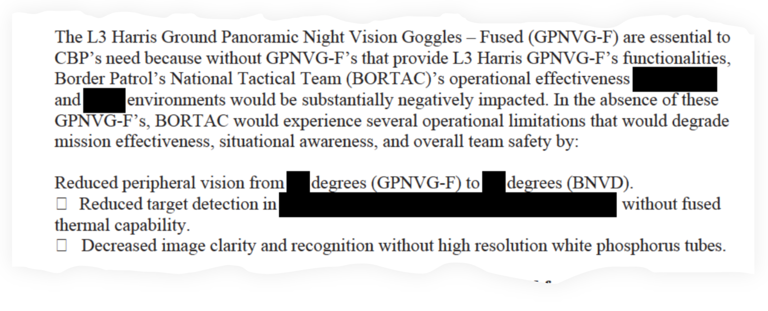 Customs and Border Protection to spend $7.5 million on night vision ...