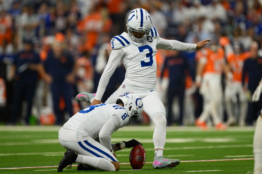 Colts’ Spencer Shrader named AFC Special Teams Player of the Month