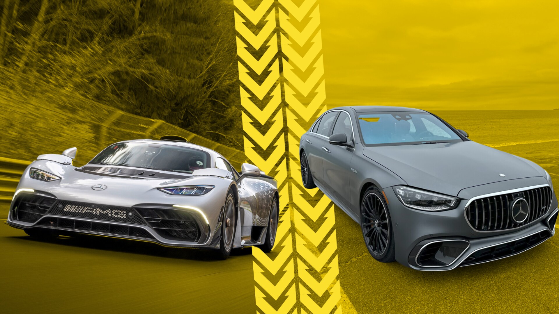 Mercedes-AMG ONE vs S 63, velocidade pura vs potência de luxo