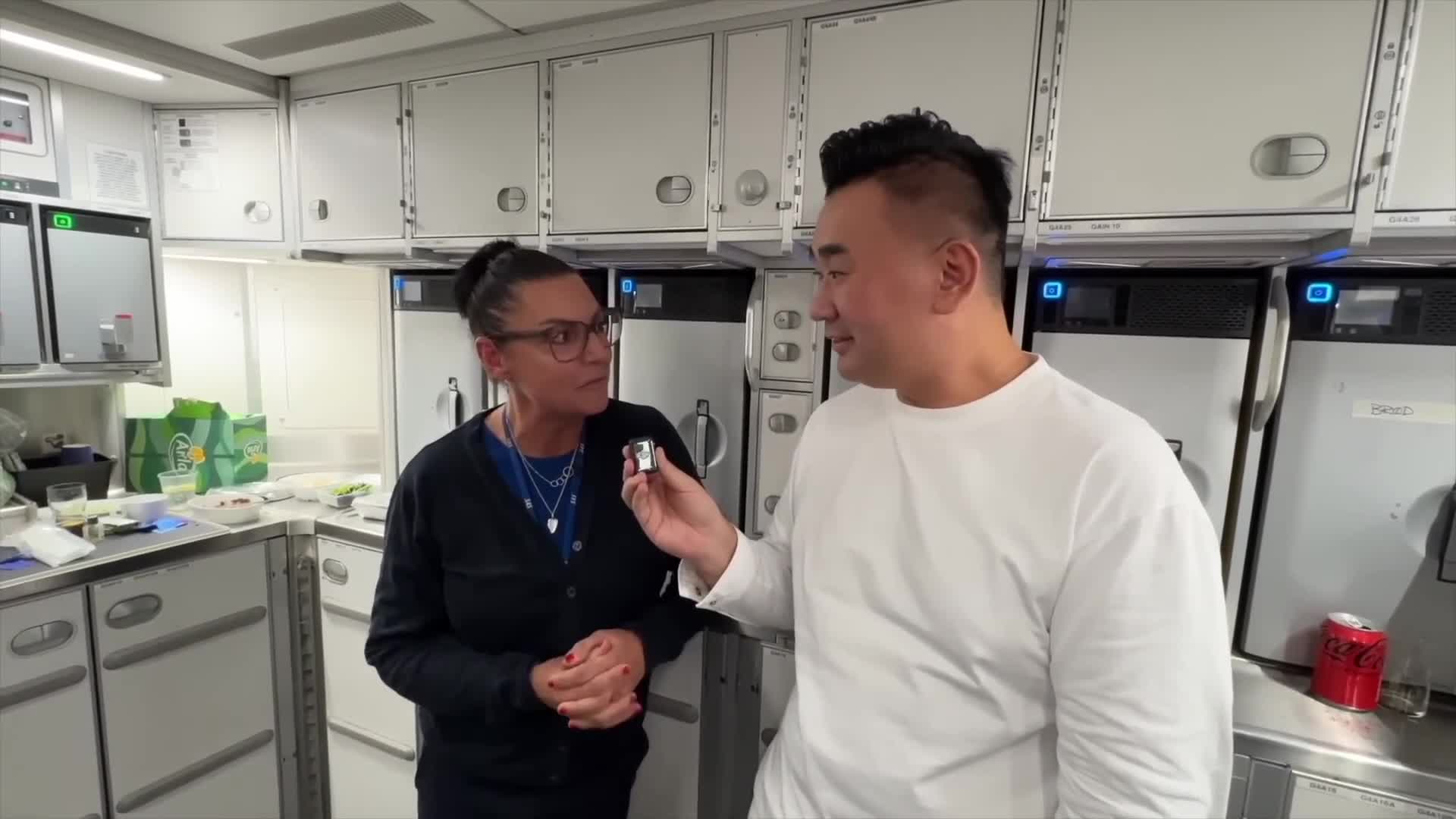 Experiencing the northern lights aboard SAS’s A350 polar flight