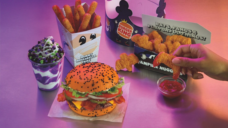 Burger King debuts orange whopper and vampire nuggets