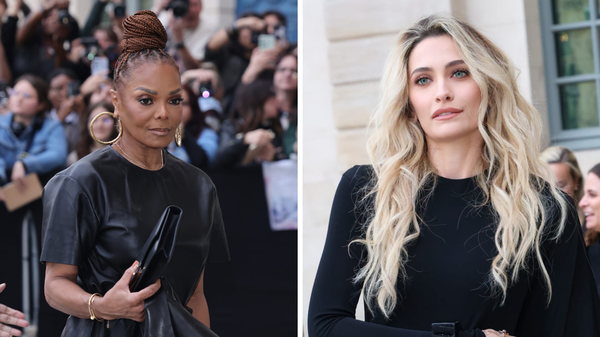 Paris Jackson and Janet Jackson ran into each other at Paris Fashion ...