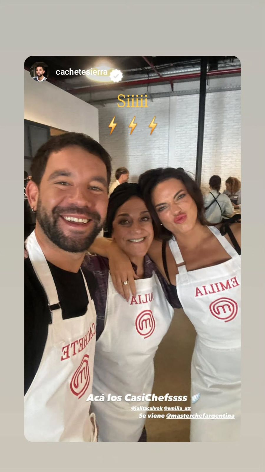 Emilia Attias y Cachete Sierra filtraron la primera imagen oficial de ...