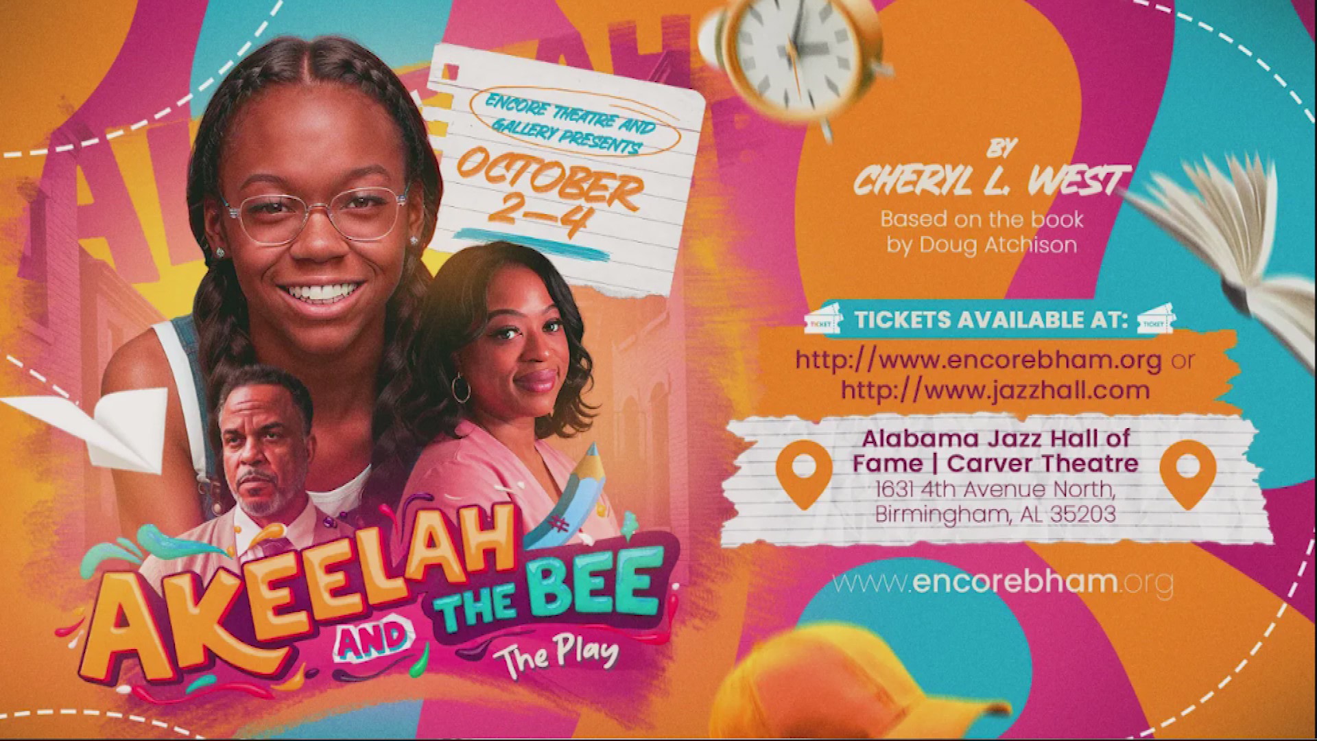Akeelah and the Bee: The Play playing at the Carver Theatre