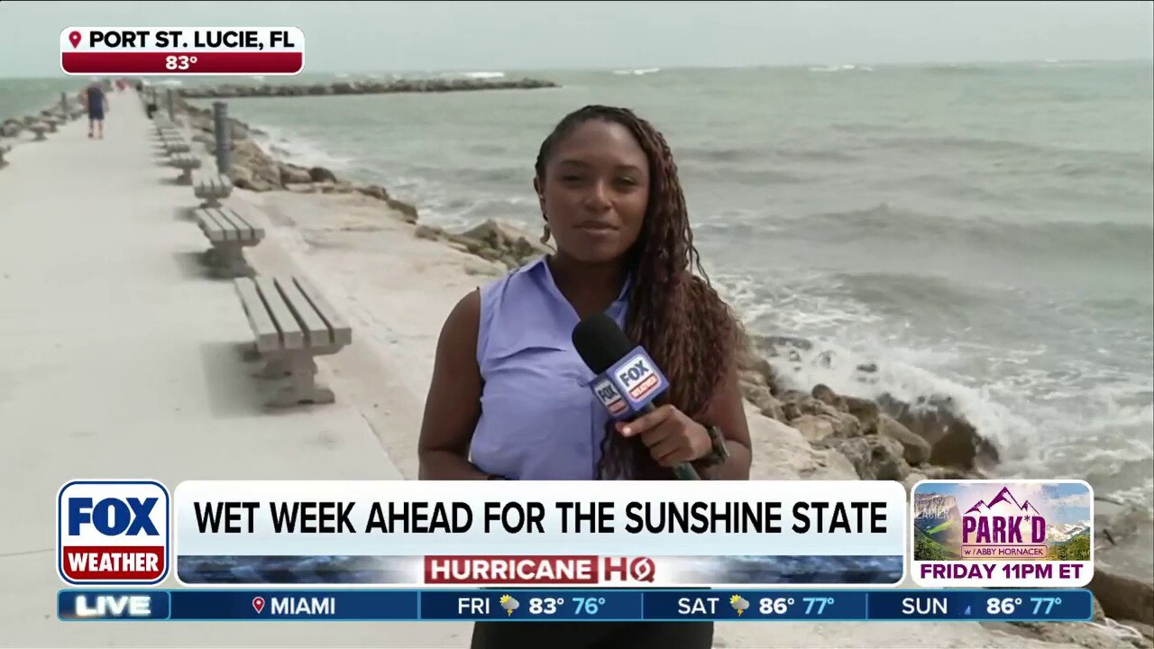 Wet week ahead for the Sunshine State
