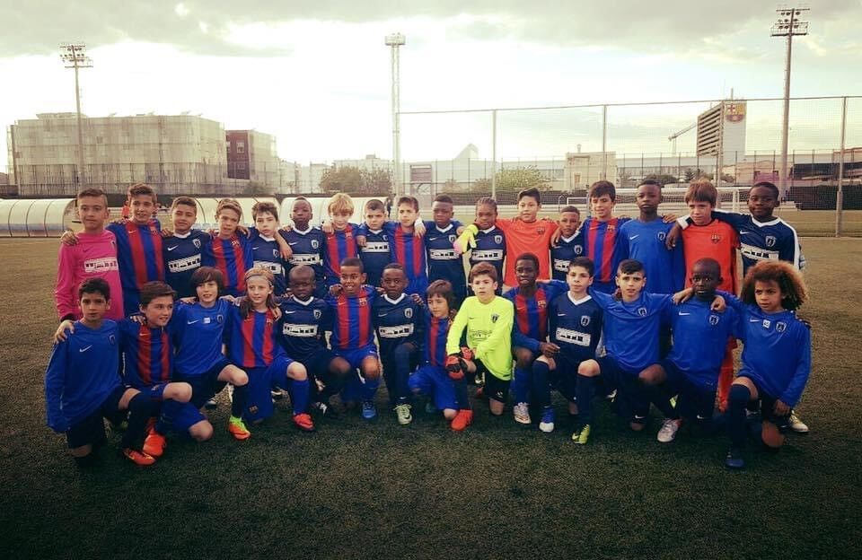 Barcelone-PSG : les retrouvailles de Quentin Ndjantou et Lamine Yamal ...