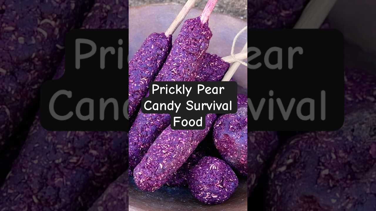 Man makes candy from a cactus