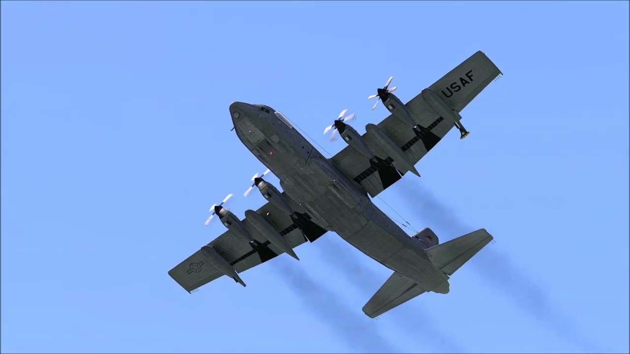 Hercules aircraft crashes after takeoff in the United States - fatal turn