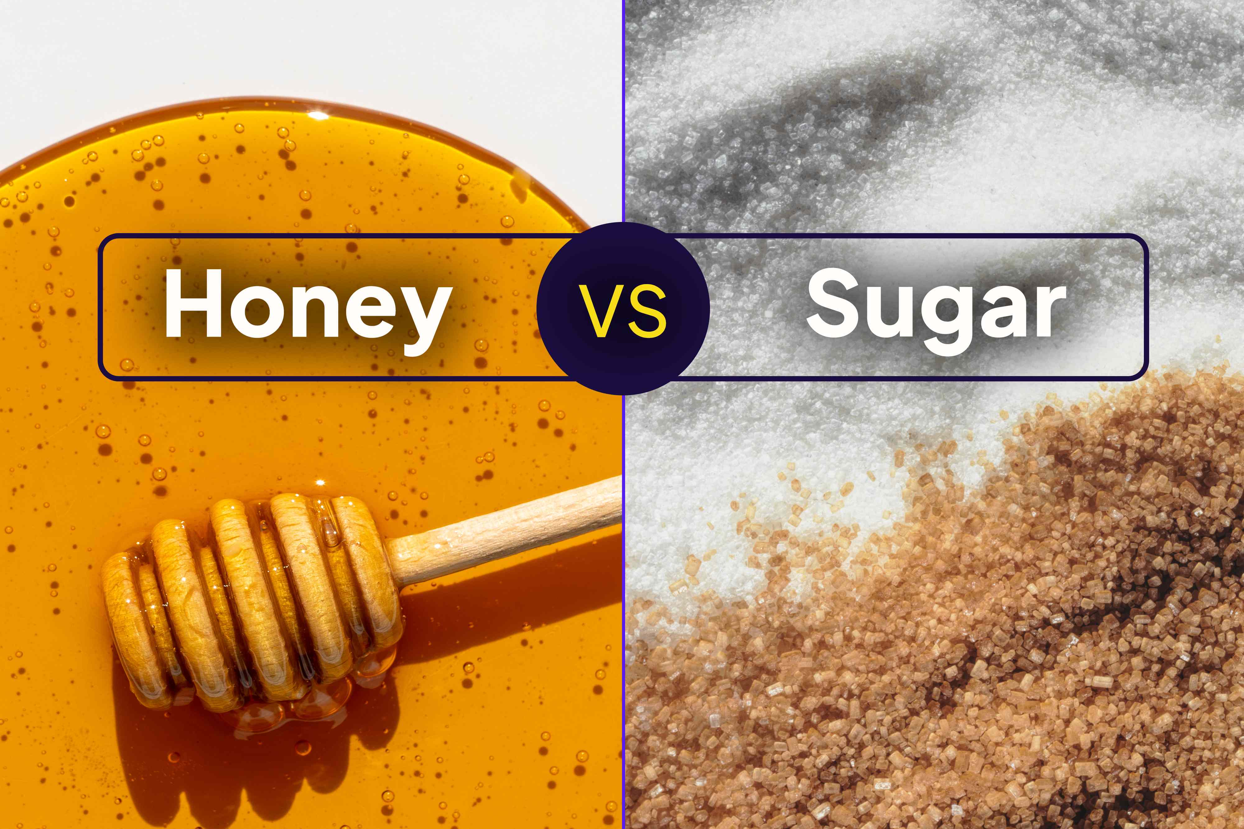 Honey vs. sugar: Which is the healthier sweetener?