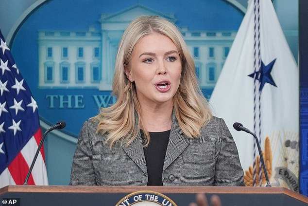 Karoline Leavitt rages at reporter who enquired about Jared Kushner's ...