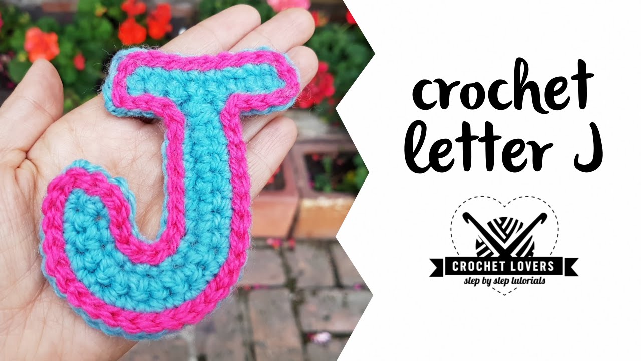 How to crochet the perfect letter J – easy step-by-step tutorial