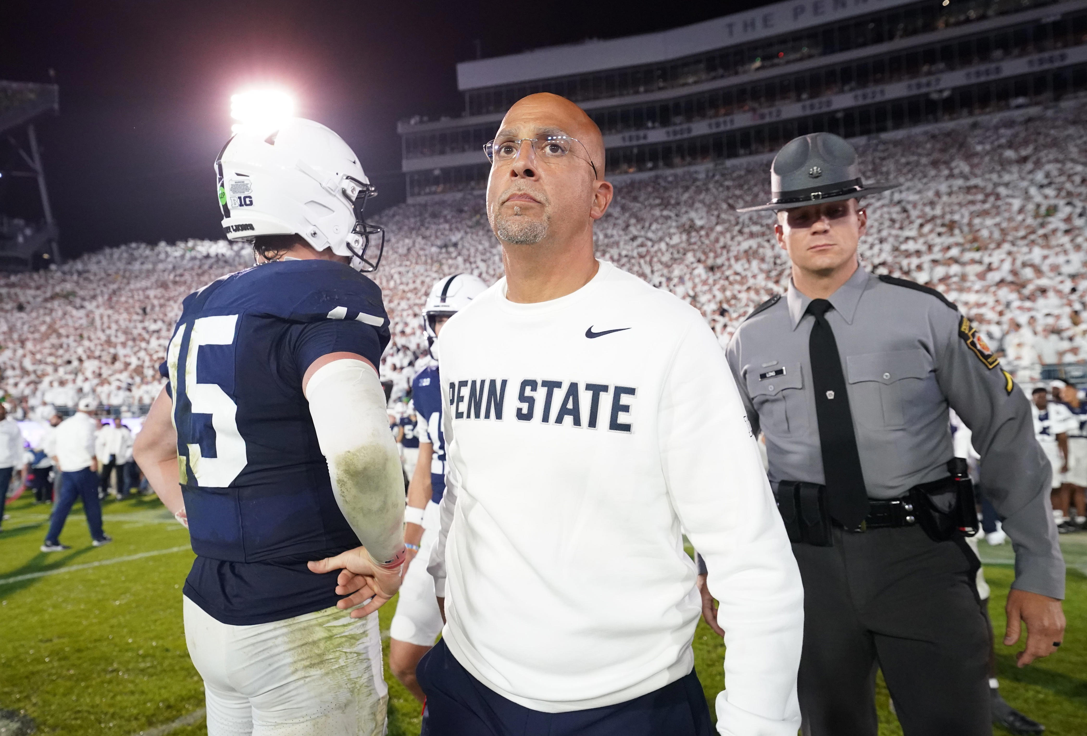 Watch Penn State fans boo James Franklin off field after loss to UCLA