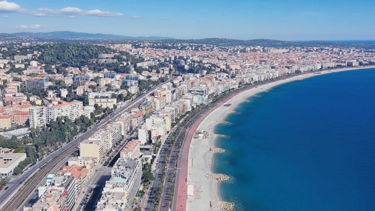 Promenade des Anglais – Passeio Virtual em Nice, França