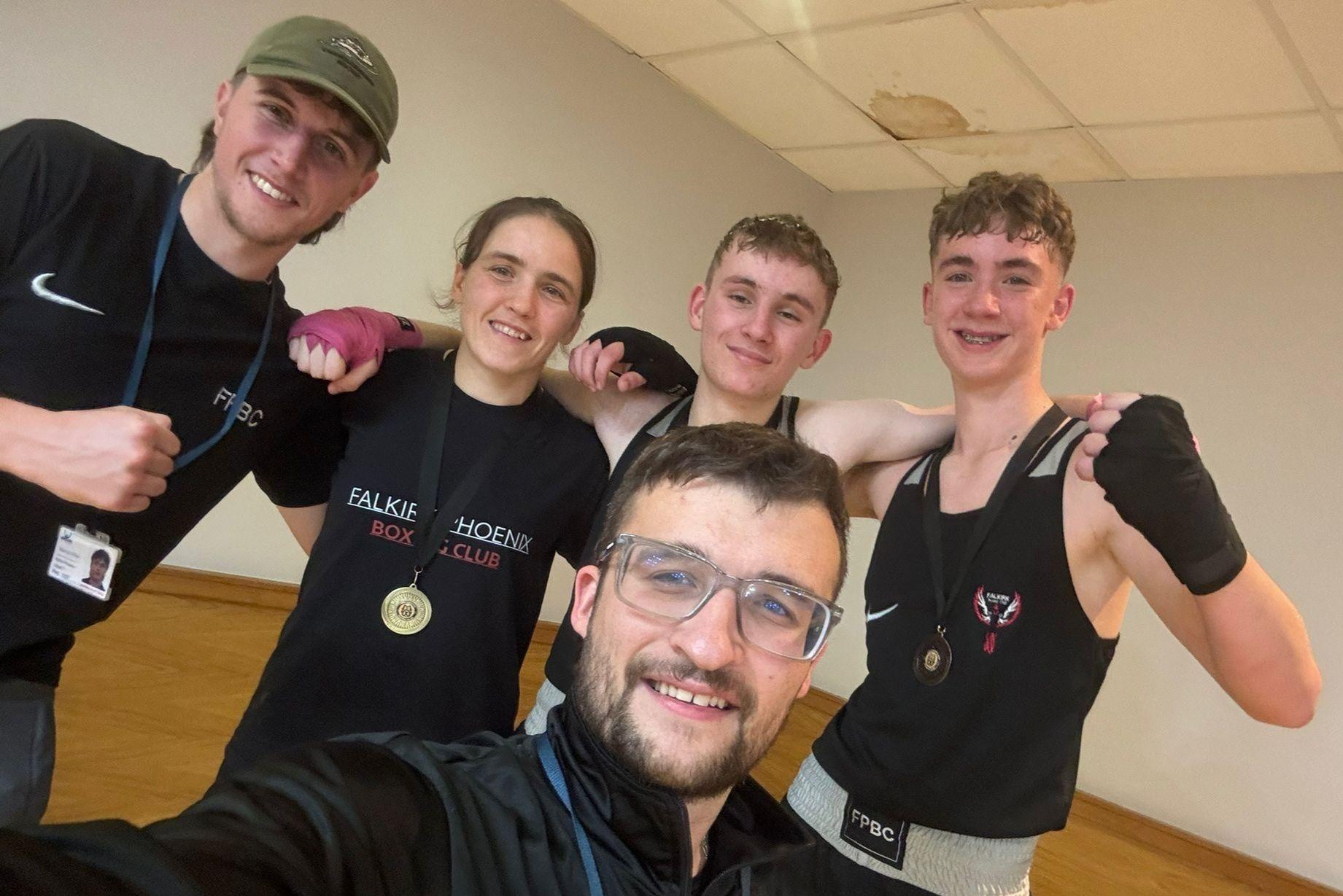 Falkirk Phoenix Boxing Club fighters impress at Doghouse show