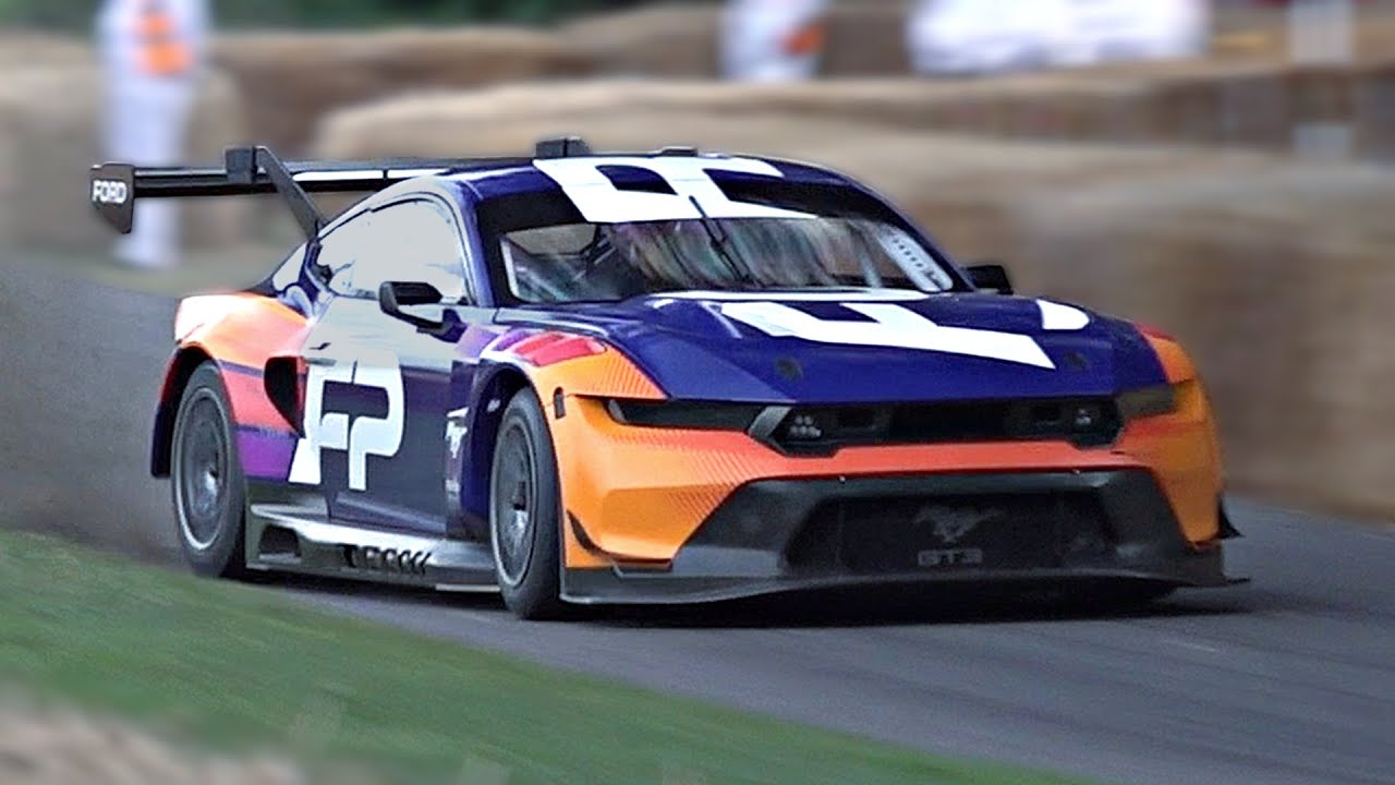 Ford Mustang GT3 Coyote V8 Engine Sound